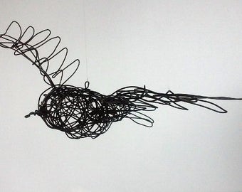 Wire Animals unique sculptures made from wire. by wireanimals