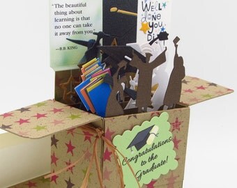 UNIQUE HANDMADE ONE OF A KIND EXPLOSION CARD IN A by CARDSBYMOM