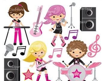 Rock star clipart | Etsy