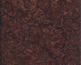 Leaf batik fabric | Etsy