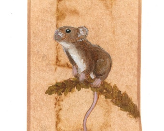 Field mouse painting | Etsy