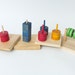 4 Montessori Dowel ToysToddler Stacking Set
