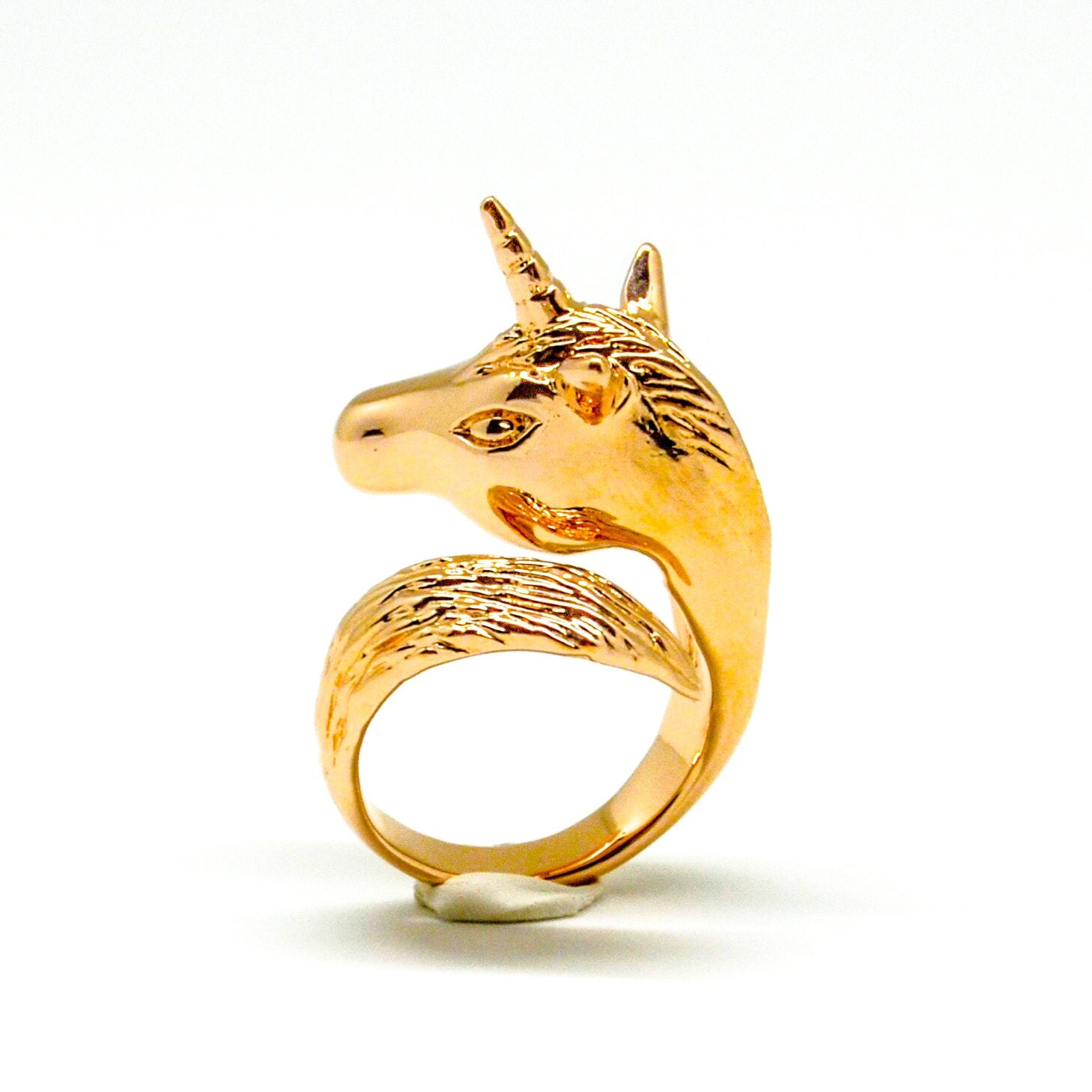 Rose Gold Unicorn Ring