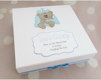 Baby keepsake box | Etsy