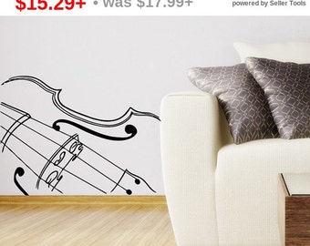 Unique violin decal related items | Etsy