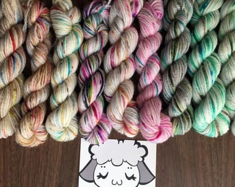 Yarns spinning fibers and knitting accessories by LambyToesShop