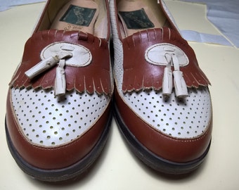 Two tone loafers | Etsy