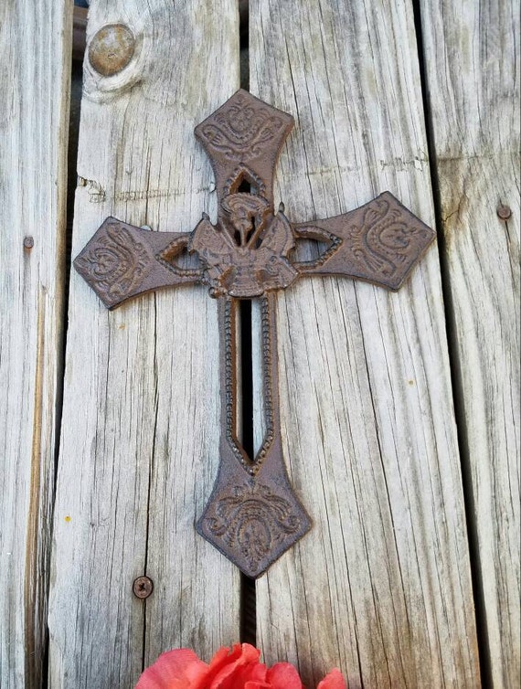 Army army cross Cast iron Army cross Army decor by TheMetalBarn
