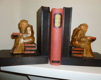 Monk bookends | Etsy