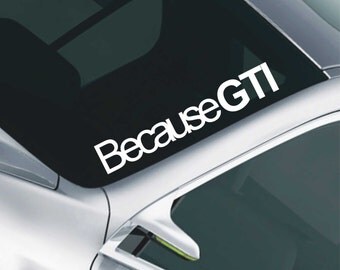 Gti decal | Etsy