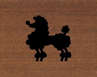 Poodle rug | Etsy
