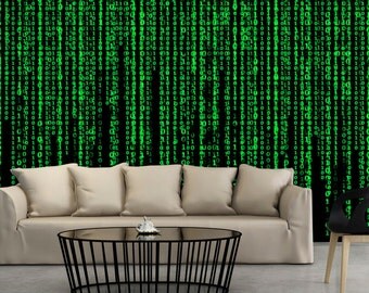 Matrix wall art | Etsy