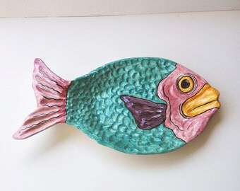 Ceramic fish dish | Etsy