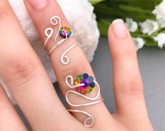 Full finger ring | Etsy