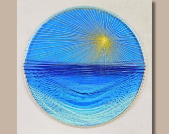 Ocean string art | Etsy