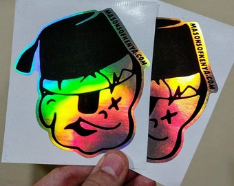 Hologram sticker | Etsy