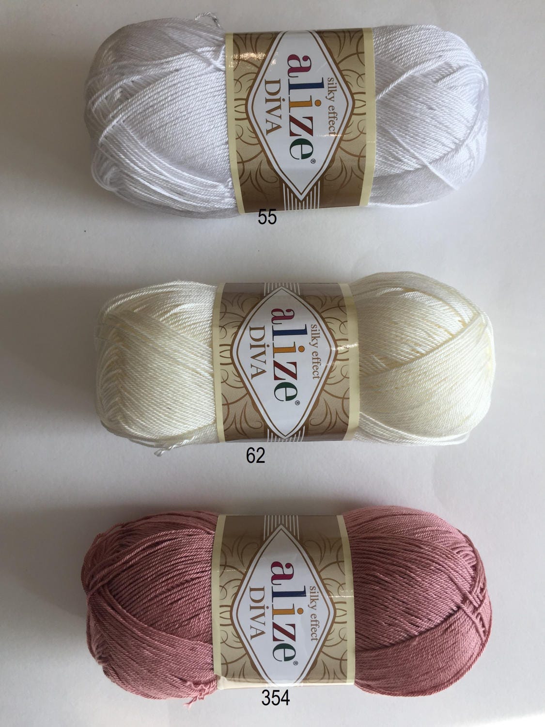 Alize Diva silk effect yarn Knitting yarn Silk effect yarn