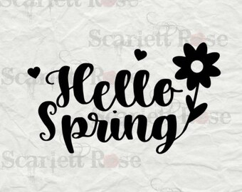 Spring svg | Etsy