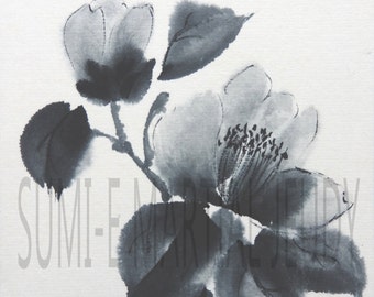 Unique suibokuga related items | Etsy