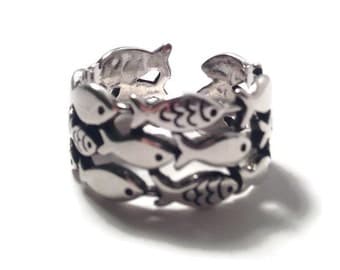 Fish ring | Etsy