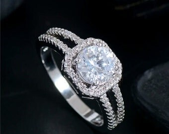 Fake engagement ring | Etsy