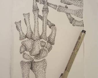 Skeleton clique | Etsy