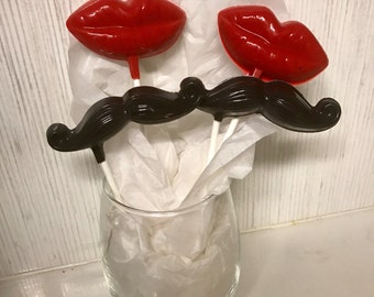Mustache lollipop | Etsy
