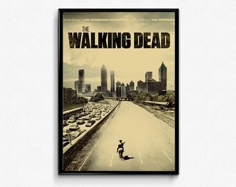 Walking dead poster | Etsy