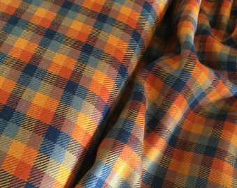 Orange flannel | Etsy