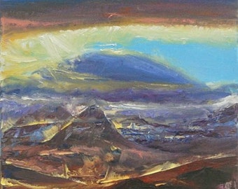 Iceland painting | Etsy