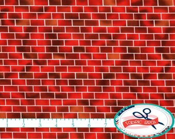 Brick fabric | Etsy