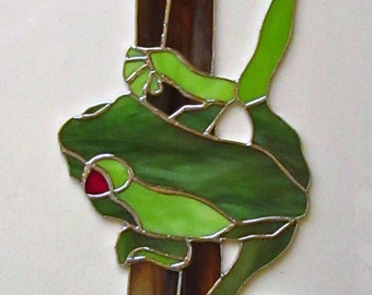 Stained glass frog | Etsy