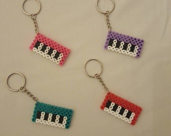 Perler bead keychain | Etsy