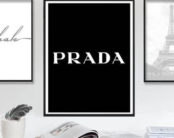 Prada poster | Etsy