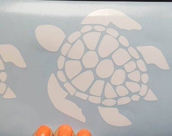 Sea turtle decal | Etsy