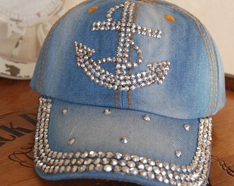 Bedazzled hat | Etsy