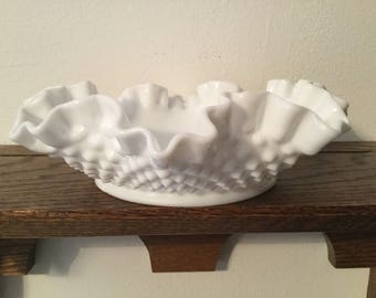 Fenton milk glass | Etsy