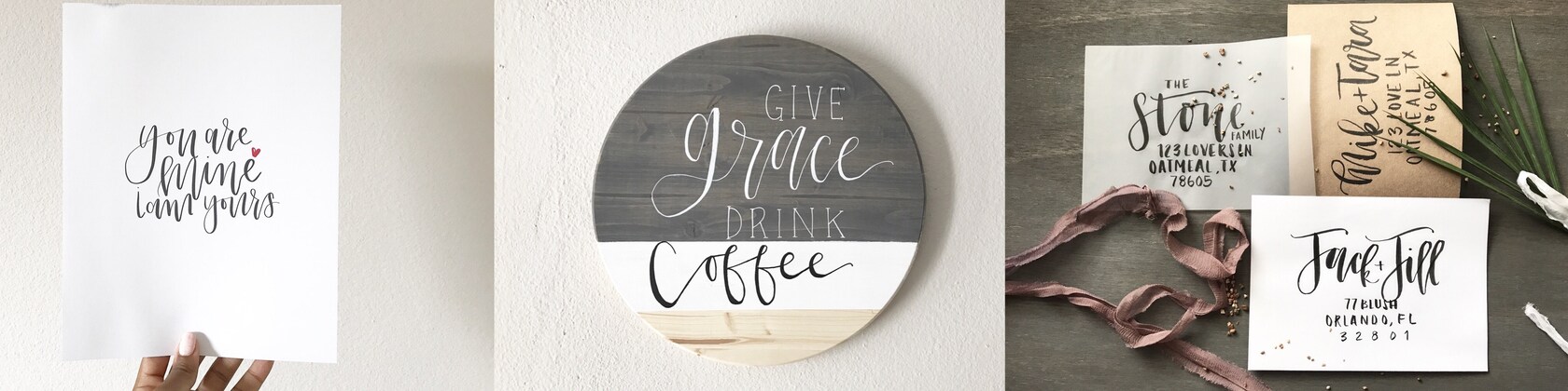 Darling Graphics Hand Lettering and Home Decor by DarlingConcepts