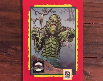 Monster trading card | Etsy