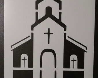 Building stencil | Etsy