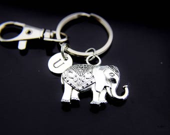 Elephant keychain | Etsy