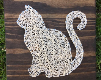 Cat string art | Etsy
