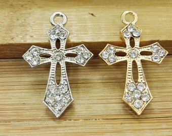 Rhinestone cross | Etsy
