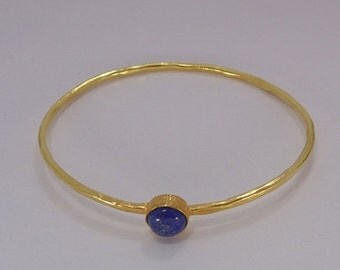 Royal blue bangle | Etsy