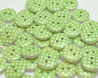 Green buttons | Etsy