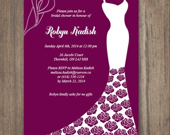 Tulip invitation | Etsy