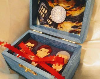 Exploding Tardis Blue Box Exploding Doctor Who