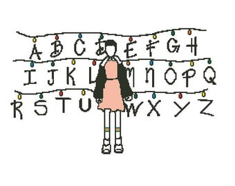 Stranger alphabet | Etsy