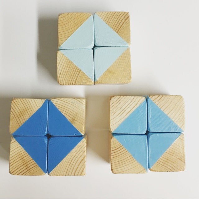Handmade Wood Blocks by LakeMichiganBaby on Etsy