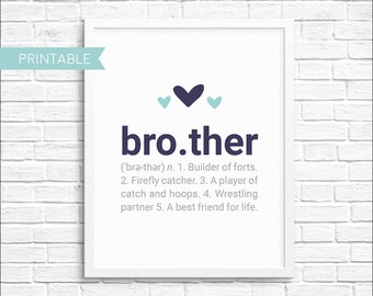 Brother definition | Etsy